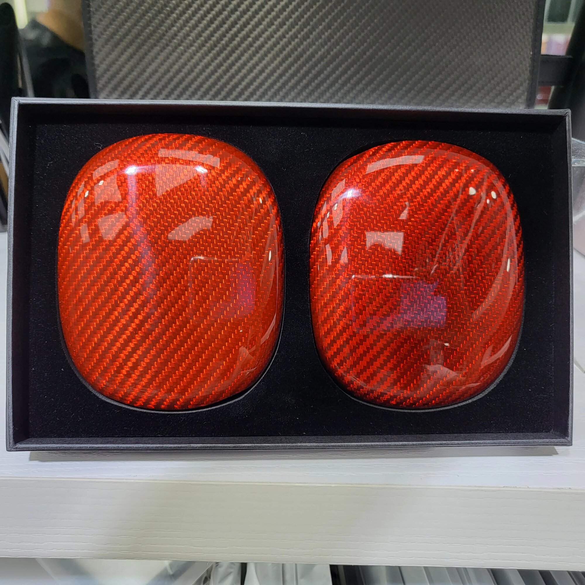 YTF-carbon для Apple AirPods Max защитный чехол из углеродного волокна AirPods Max ультратонкий защитный чехол