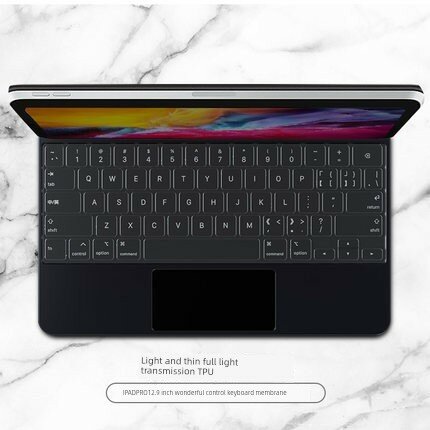 Защитная пленка из ТПУ для клавиатуры iPad Pro 12.9 дюймов с прозрачным покрытием