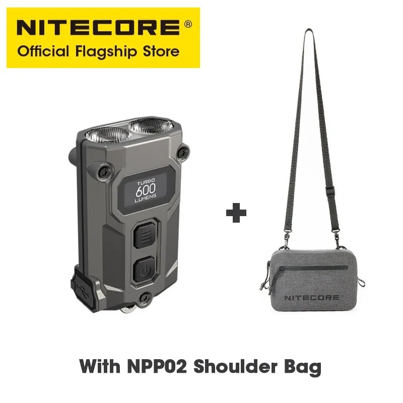 NITECORE TINI3 2025 EDC фонарик 600 люмен with NPP02