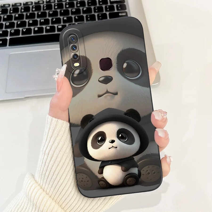 Для Vivo Y11 2019 Чехол 1906 Новый дизайн с узором Силиконовый мягкий чехол для телефона VivoY12 1904 Y15 Y17 1902 Задняя крышка 6,35 дюйма Capa