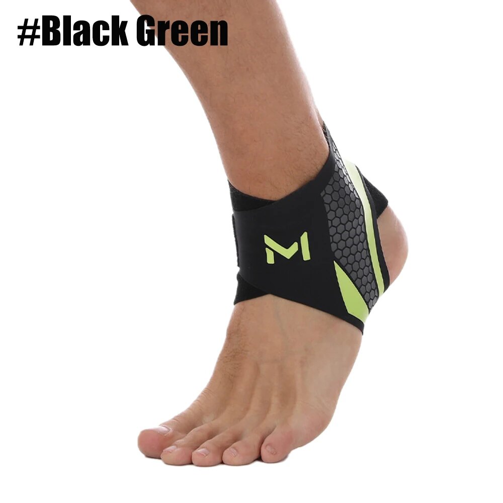Компрессионный бандаж для голеностопа WECANTOP BlackGreen