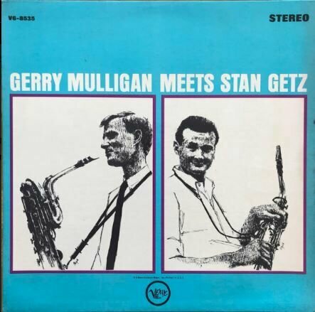 Виниловая пластинка Stan Getz & Gerry Mulligan US 1963 mint-/mint- редкое состояние