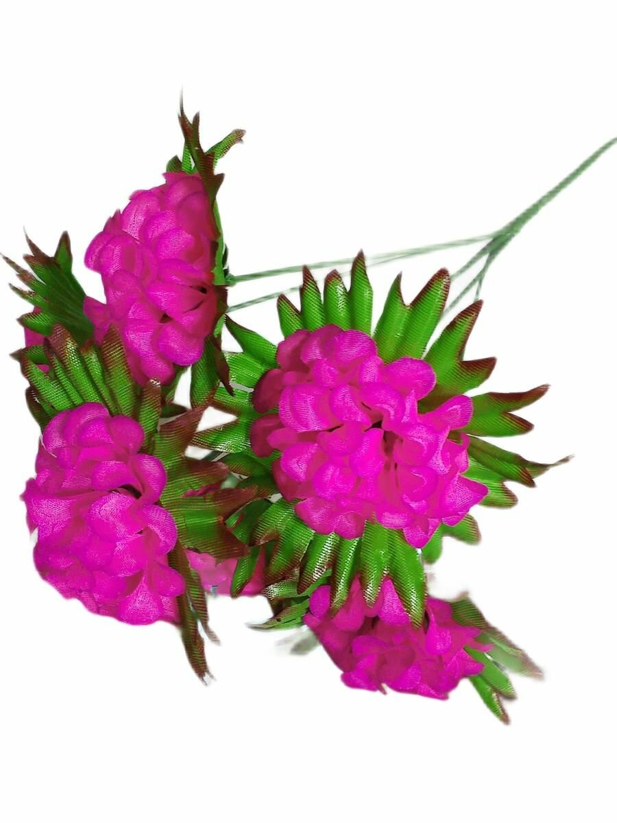 Букет Хризантема 34 см, цвет ярко розовый