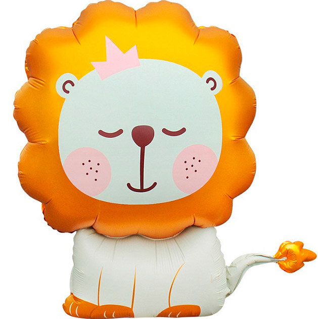 Воздушный шар из фольги. Фигура, Львенок, Сатин (30'/76 см, CHN)