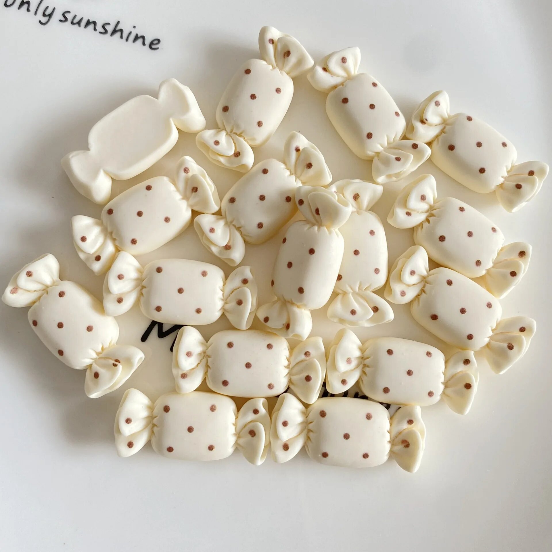 Имитация конфет в обертке, 20 шт, Beige Candy