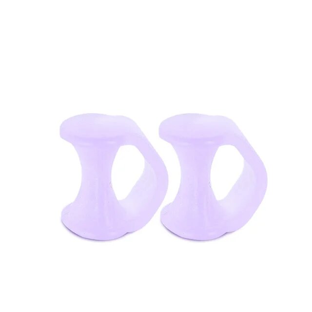 Силиконовые сепараторы для пальцев ног, Purple, 2 шт.