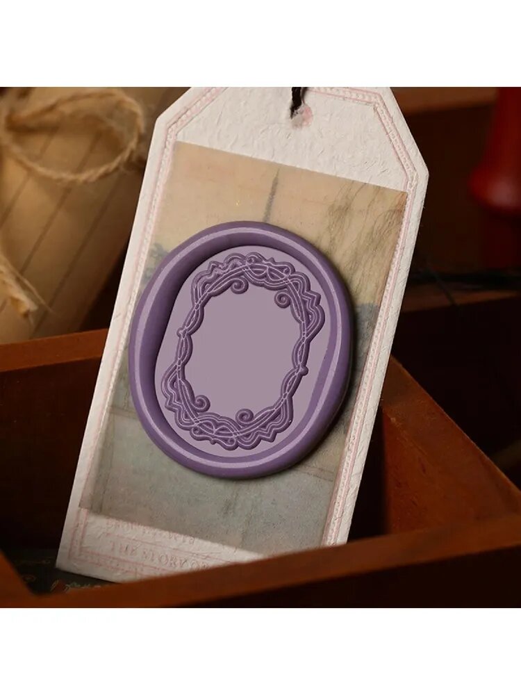 (1 штука) Серия Simple frame противопожарная краска для уплотнения латунной головки штампа-Рамка штампа