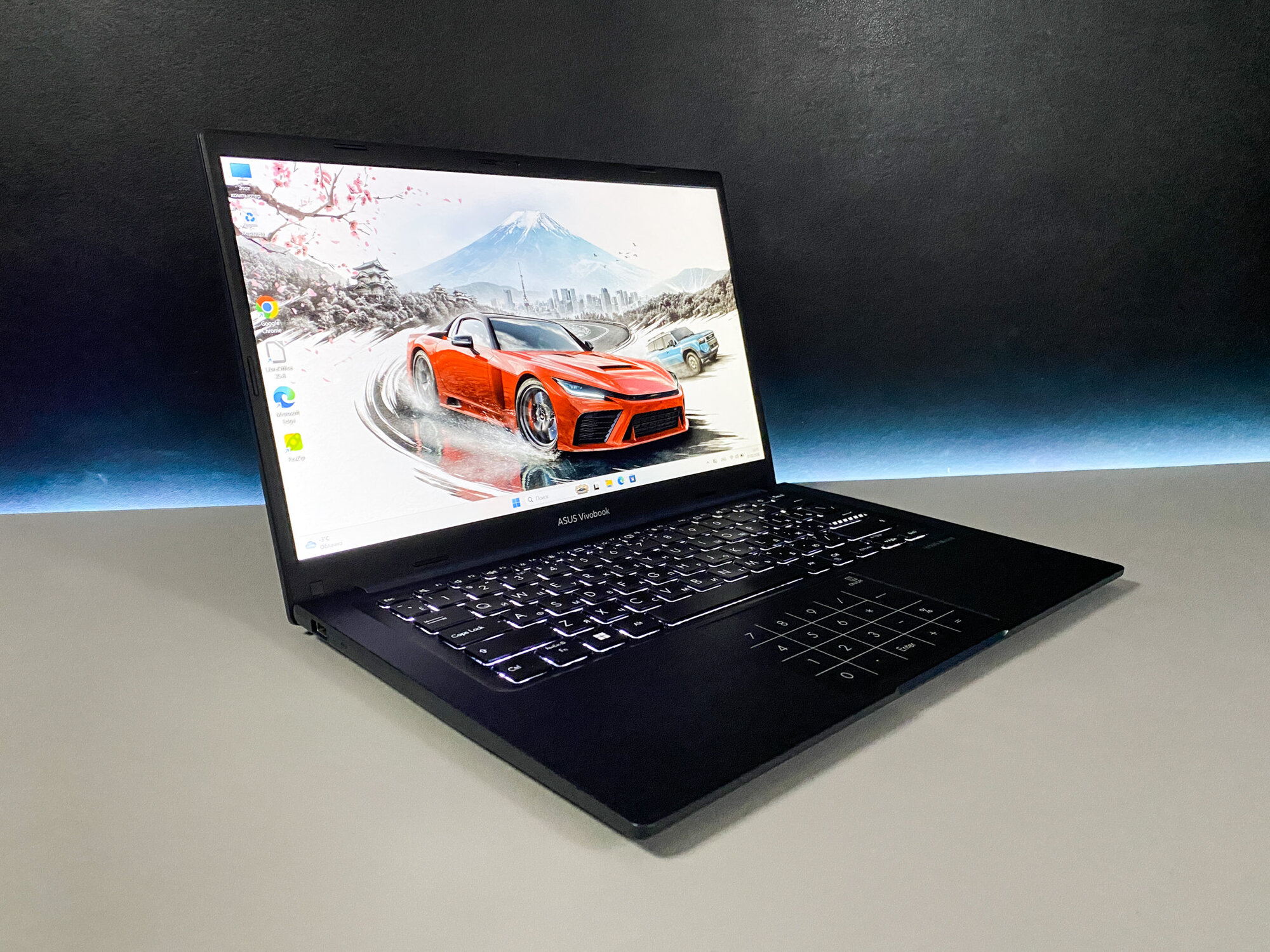 Ноутбук Asus 14"/Intel Core i3-1315U 6/8*1.20-4.50GHz/Intel UHD/16Gb/SSD256Gb