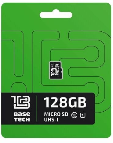 Карта памяти BaseTech microSDXC 128 ГБ (BTMSD128GU1) - Class 10, UHS Class 1