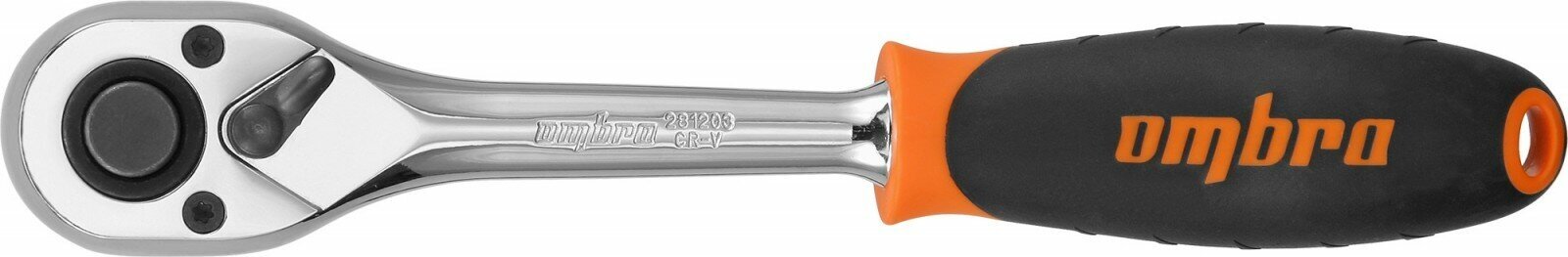 Рукоятка трещоточная 1/2"DR, 48 зубцов, 250 мм Ombra