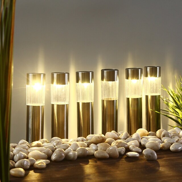 Набор садовых фонарей на солнечной батарее Solar Elegia 33 см, 6 шт, IP44, Koopman (Купман), DT2100190