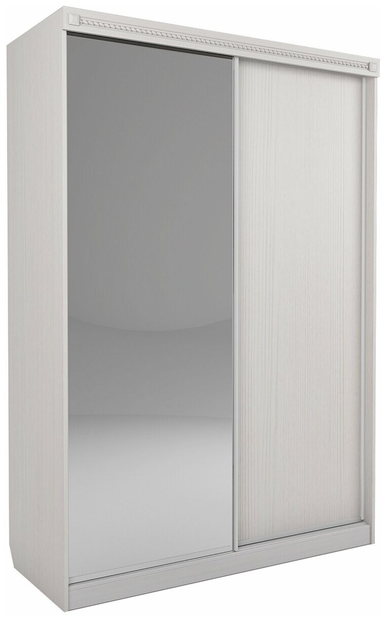 Шкаф-купе Александра Ш-1 Бодега белая