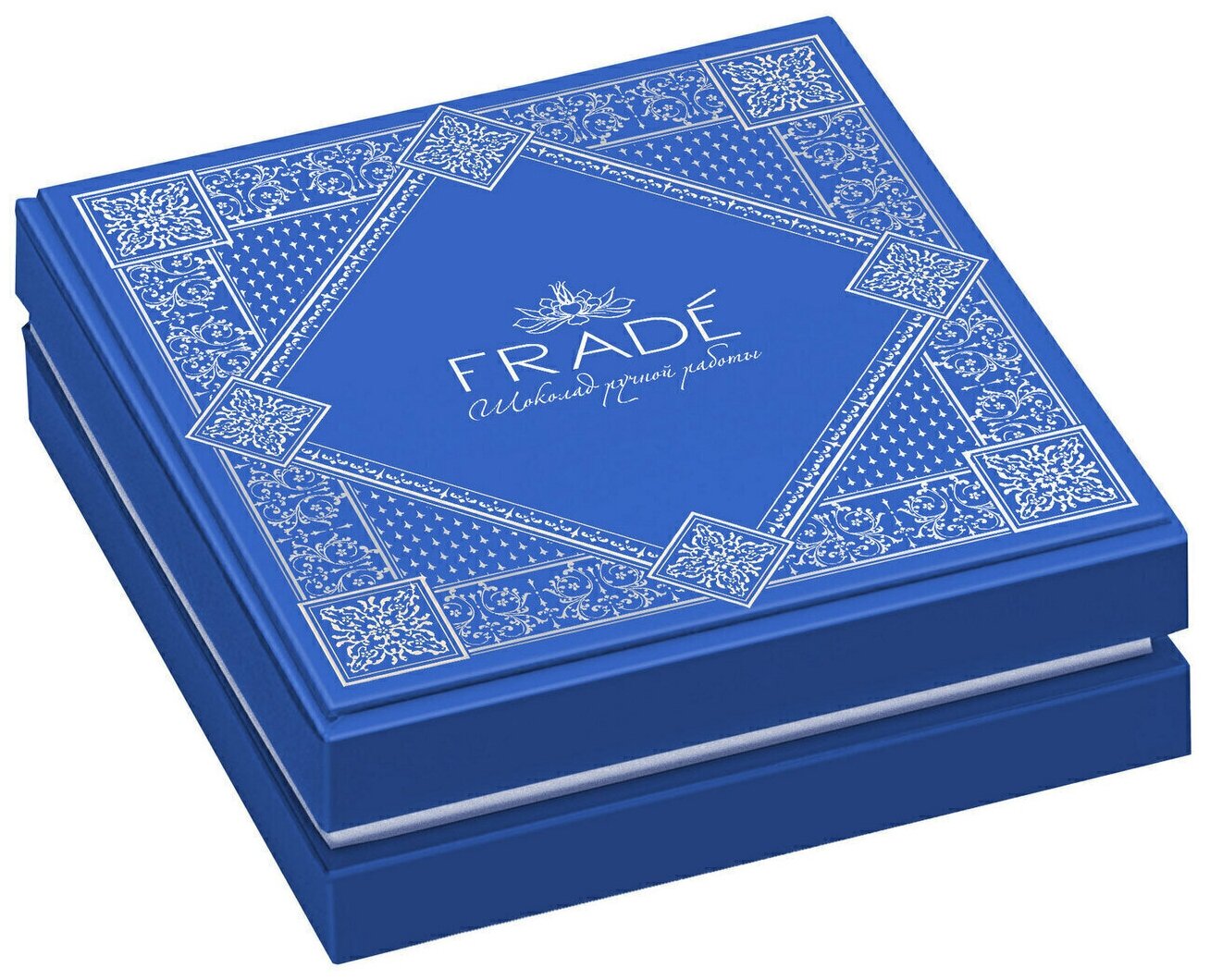 Коробка шоколадных конфет ручной работы Фраде - футляр (на 9 конфет) (лепнина)