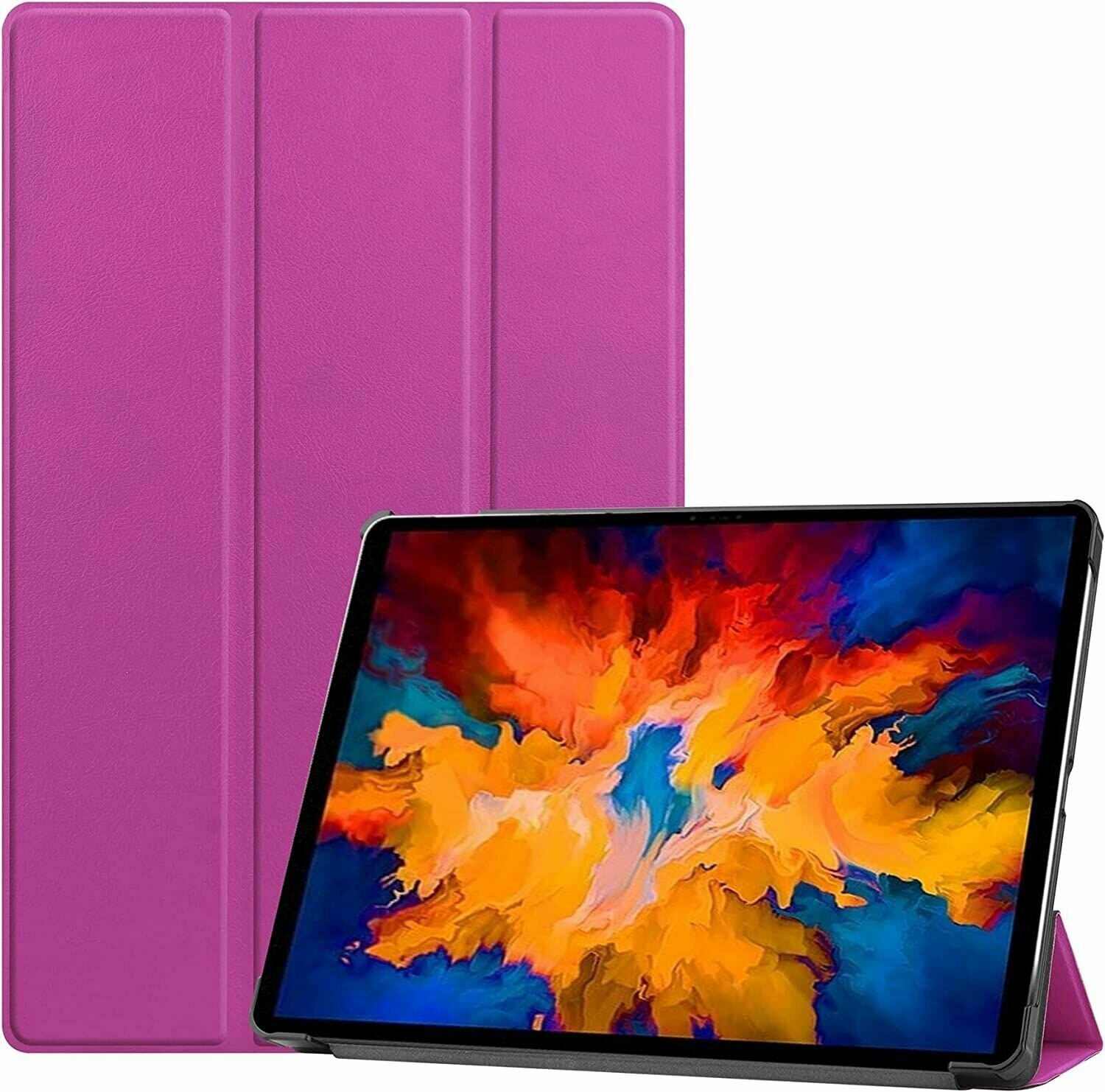 Чехол на Lenovo Tab P11 Pro TB-J706L 11.5, умный с магнитом, фиолетовый