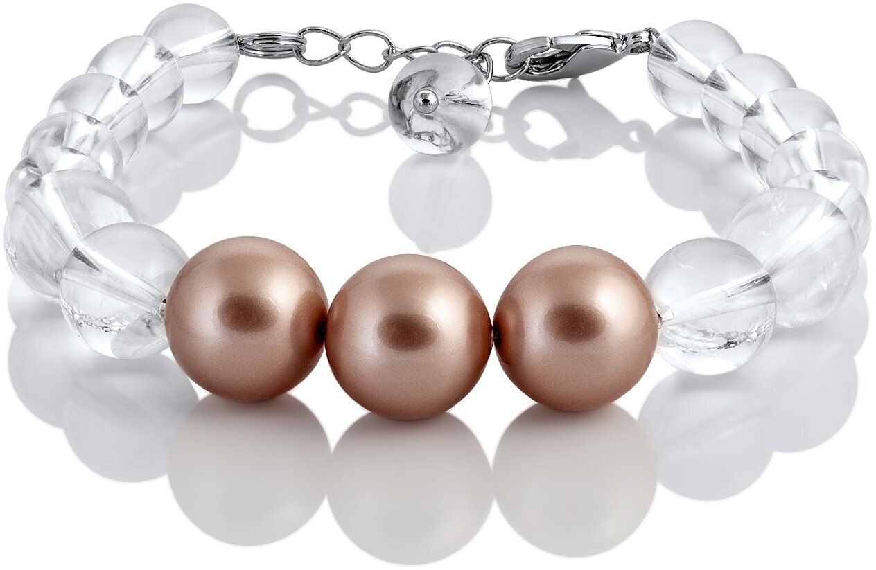 Браслет, горный хрусталь