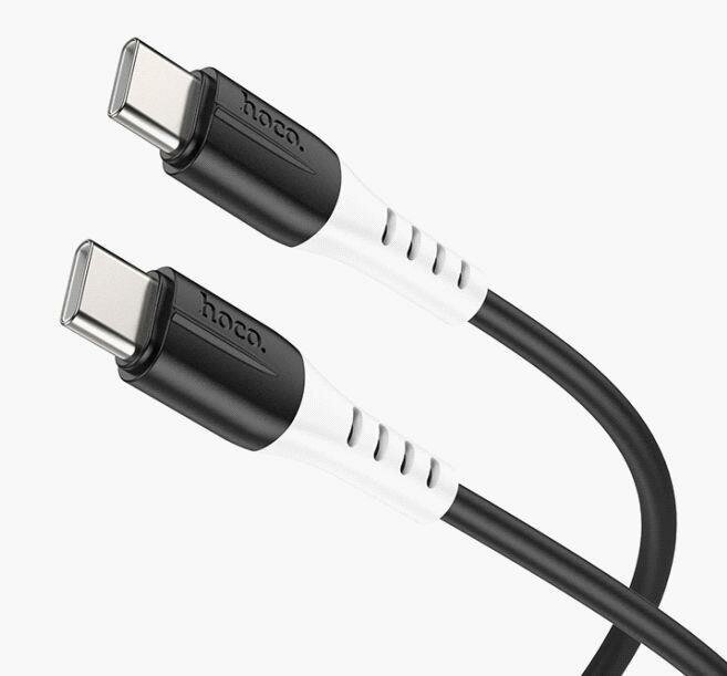 HOCO (6931474768599) X82 Silicone Charging Type-C (m) - Type-C (m) 1.0m - черный