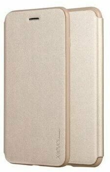 Чехол на Samsung Galaxy Grand, i9082, книжка кожаный FIBCOLOR, золотой