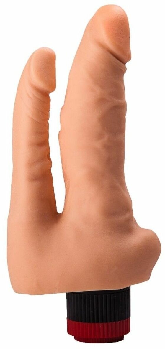 Двойной гелевый вибратор 17 см