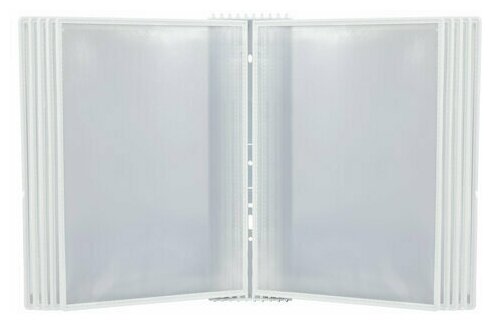 Демосистема настенная на 10 панелей, с 10 белыми панелями А4, STAFF, 238145