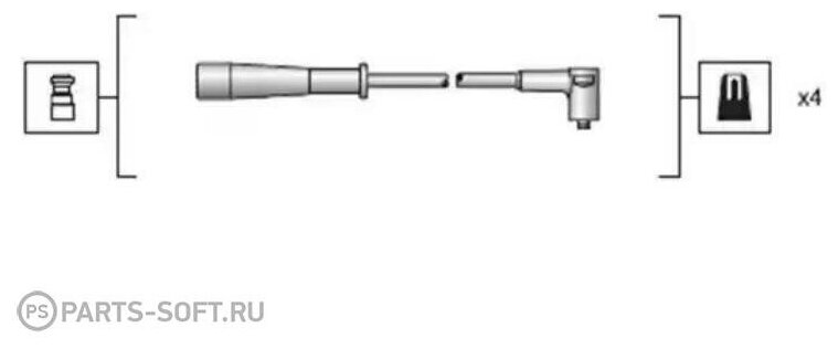 В/в провода компл. MAGNETI MARELLI арт. msk1130
