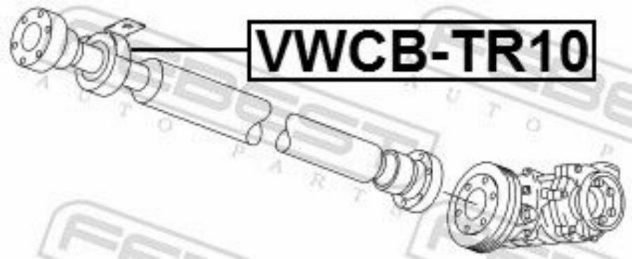 FEBEST VWCB-TR10 Подшипник подвесной карданного вала