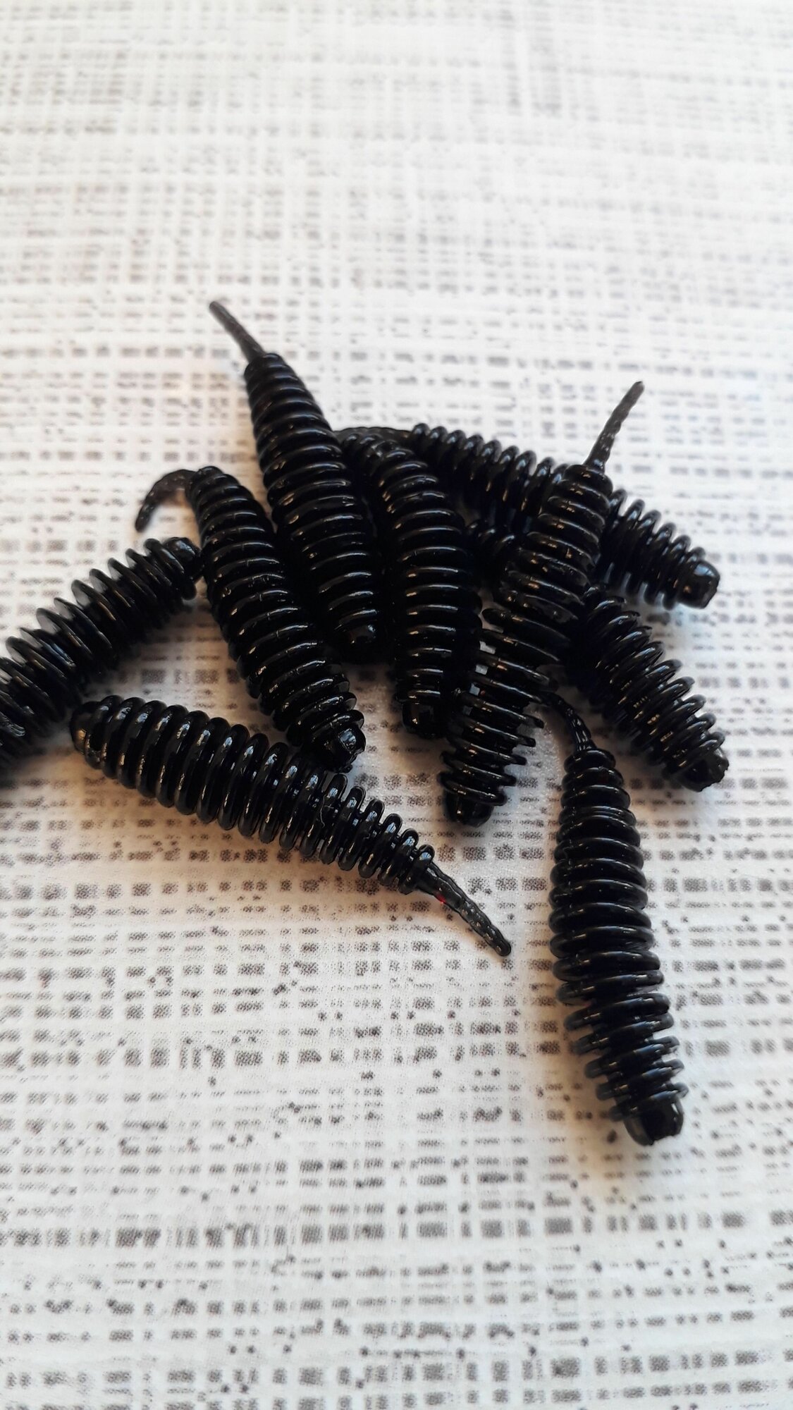 Силиконовая приманка Танта/Пикси (Pixy) 80мм. 5шт. Черный (Black).