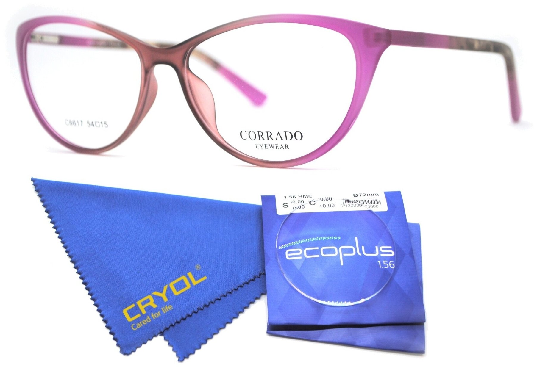 Очки CORRADO с линзами CRYOL -1.75 РЦ 62-64 мод. 6617 Цвет 8