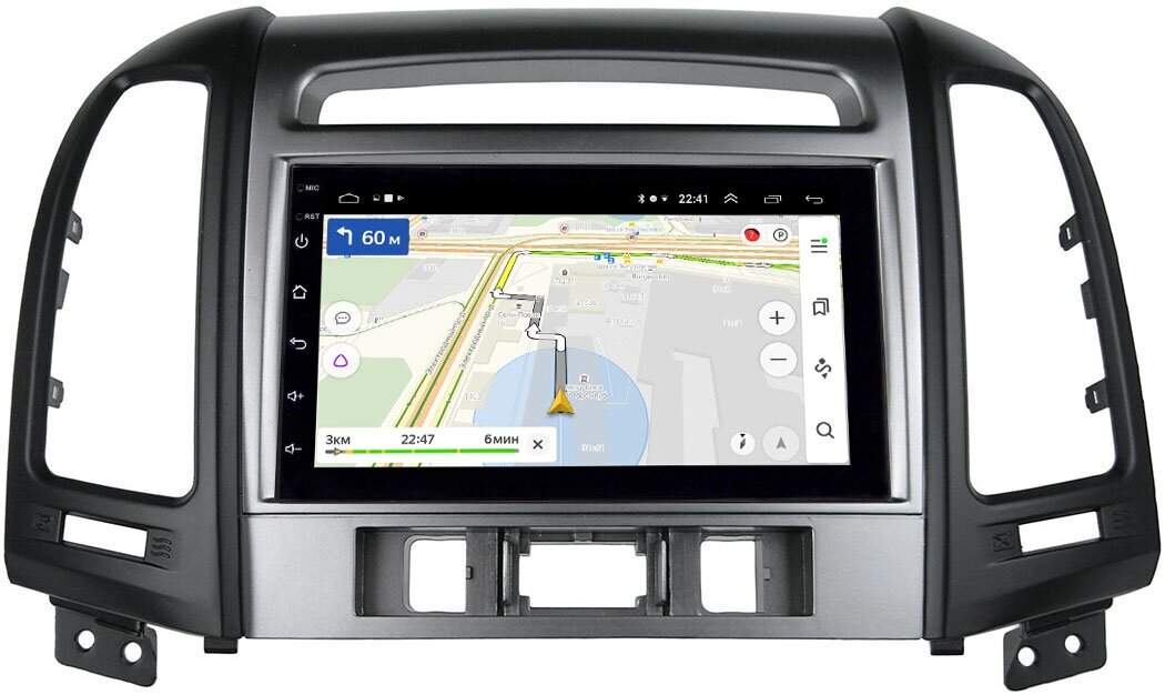 Штатная магнитола Hyundai Santa Fe II 2005-2012 (3 кнопки) Canbox 2/32 Android 10 (GT7-RP-HDSFC-105) (IPS, DSP, CarPlay)