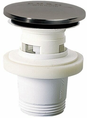 Выпуск "QUICK CLAC" 1 1/4", пластик с крышкой из нерж. D.63 мм WIRQUIN (30717647/30717648)