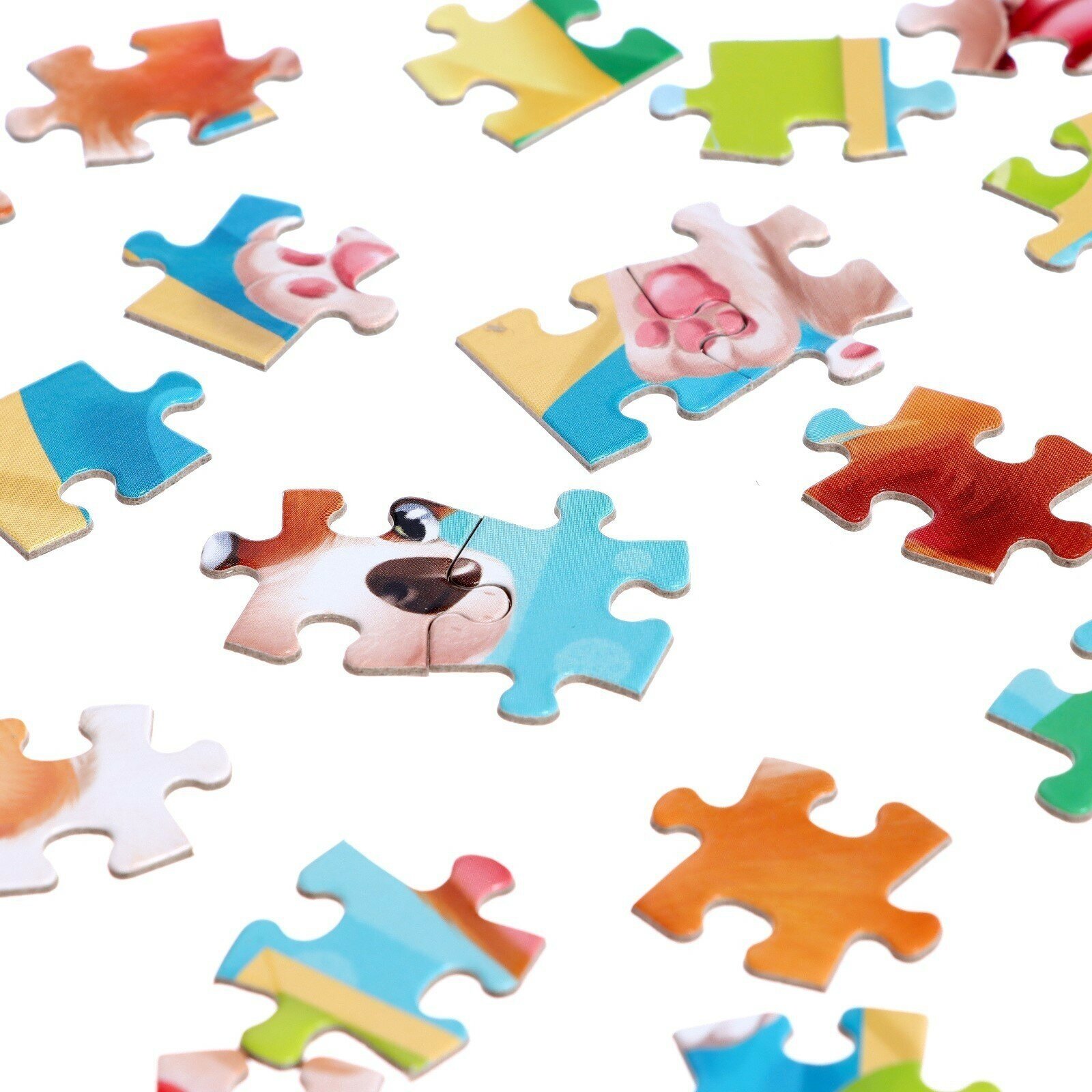 Пазл детский «Щенок», 54 элемента, картон, 3+, 17,5 см, Puzzle Time — фото 1