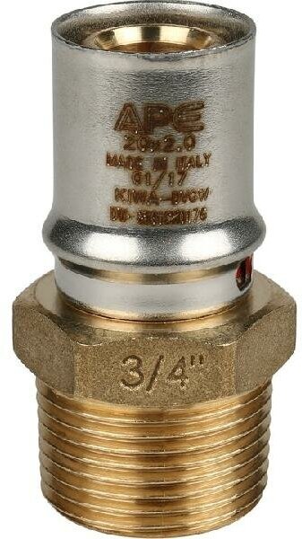 Прямая пресс 20х3/4" НР STOUT (SFP-0001-003420) (10/150)