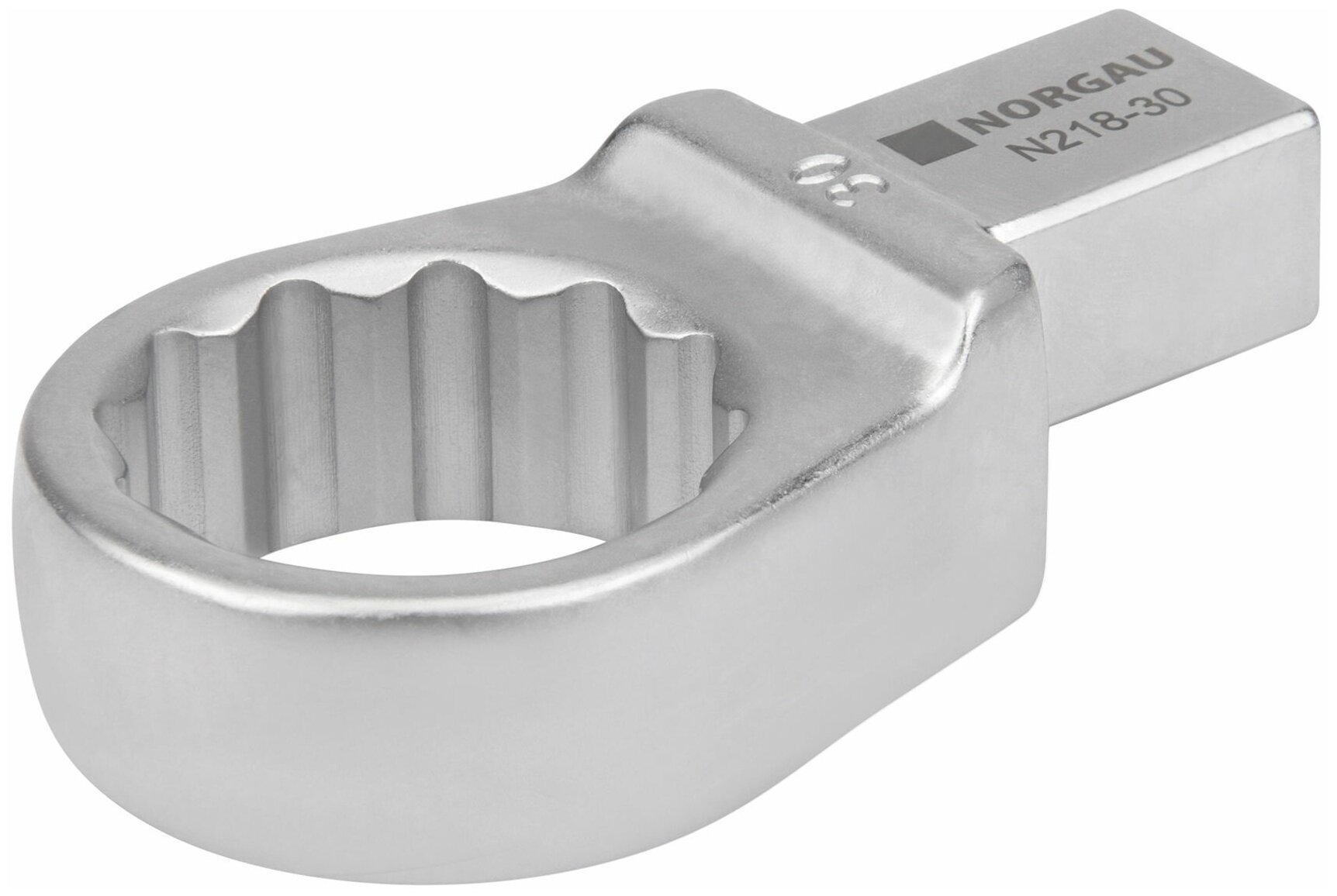 Насадка для динамометрического ключа 14х18 мм накидная, размер 30 мм NORGAU Industrial, CrV