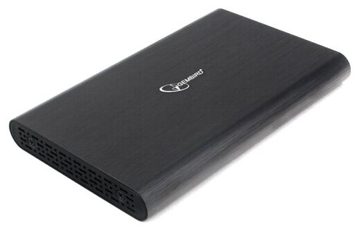 Корпус для SSD 2.5 SATA USB-A 3.0 Gembird EE2-U3S-50 до 2 Тб, алюминиевый, чёрный + чехол