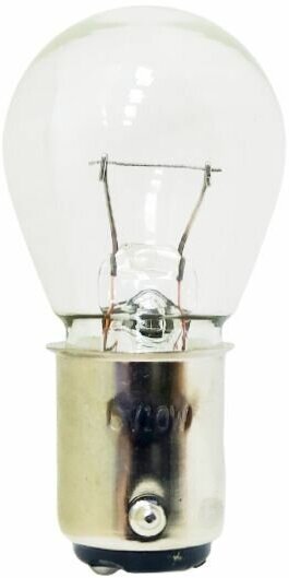 Лампа габаритная 6V 10W цоколь BA15D (2 контакта)