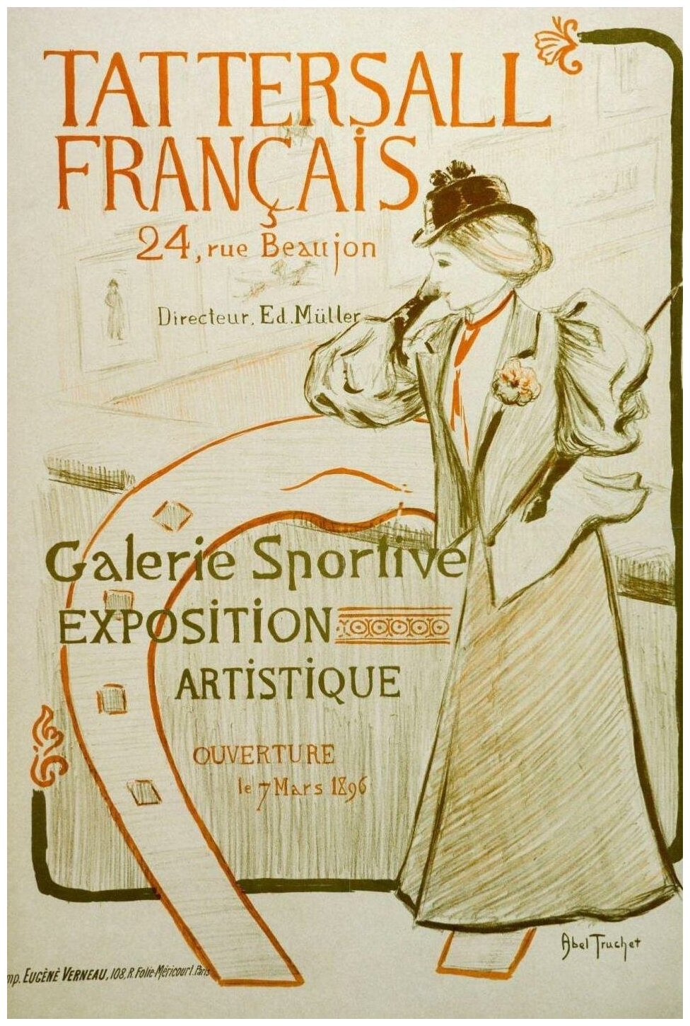 Постер / Плакат / Картина Афиша - Tattersall 50х70 см в подарочном тубусе