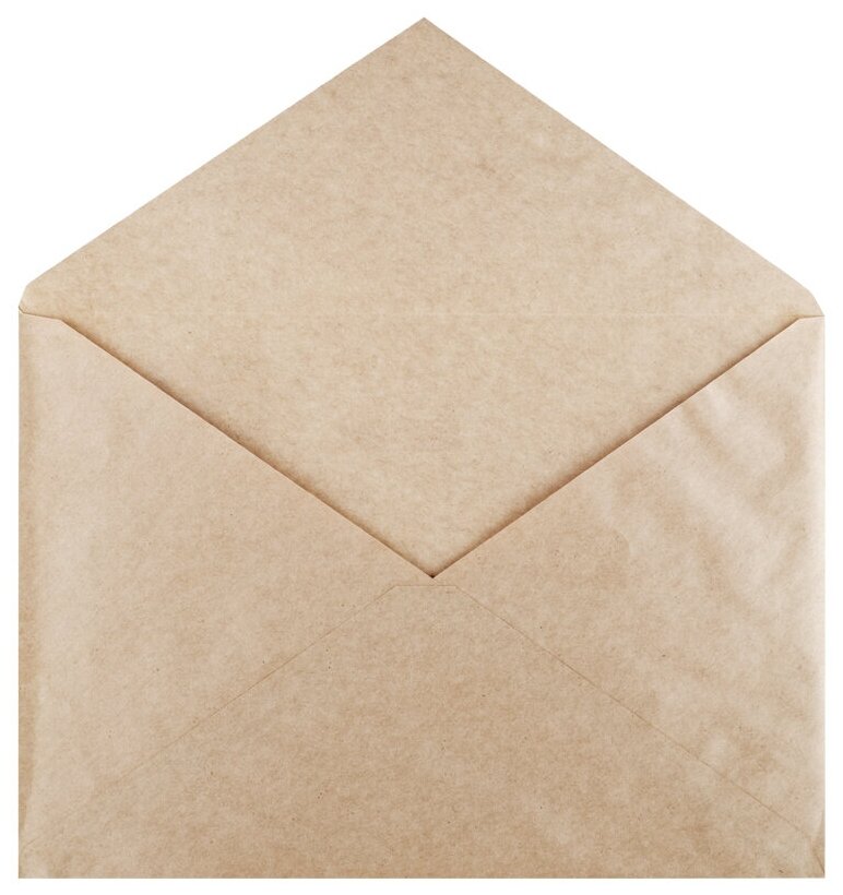 Комплект 500 шт, Конверт C4, Ряжская печатная фабрика, 229*324мм, крафт, без клея