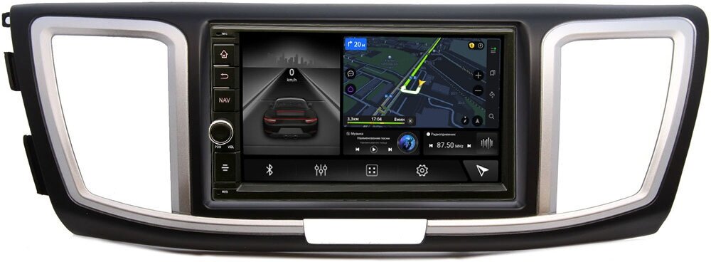 Штатная магнитола Honda Accord 9 2012-2019 Canbox H-Line 5603-RP-HNAC9-261 Android 10 (4G-SIM, 4/64, DSP, IPS) С крутилкой