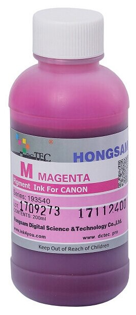 Чернила DCTec (193540) для принтера (плоттеров) Canon TM200 пигментные