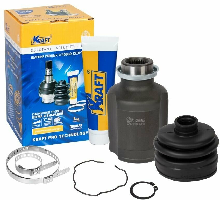 ШРУС внутренний правый Mazda 6 05-07, CX-5 11-17 OBERKRAFT KRAFT KT059269