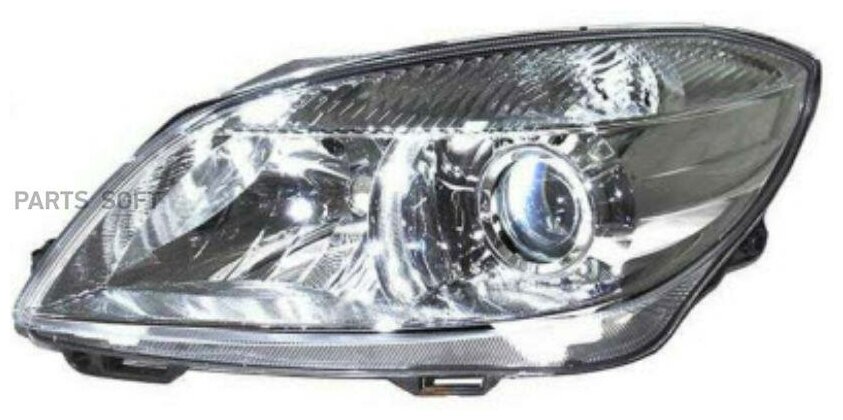 Фара левая! Skoda Fabia 02> Depo арт. 6651121LMLDEM