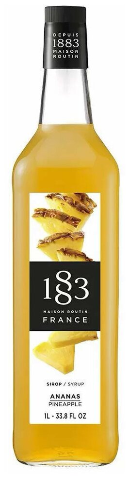 Сироп 1883 Maison Routin Pineapple (Ананас), 1л