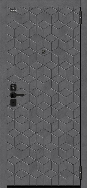 Входные дверь bravo l Кьюб Лунный камень/Slate Art BRAVO