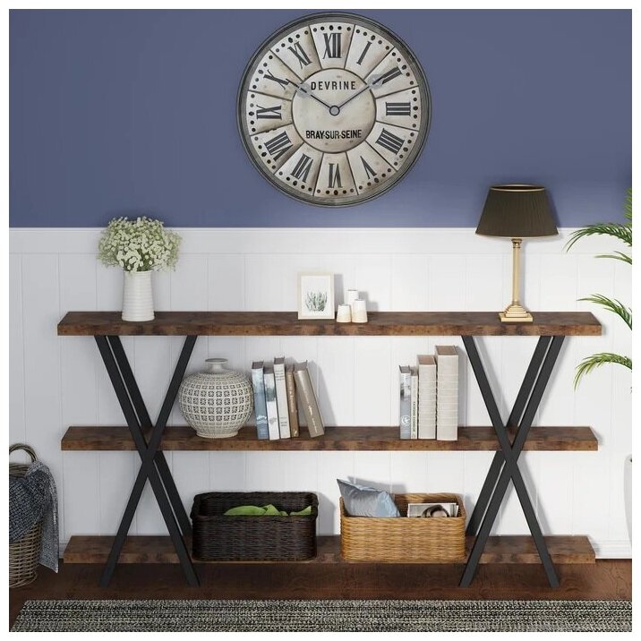 Консольный стол для дома и офиса в стиле лофт Модель 6