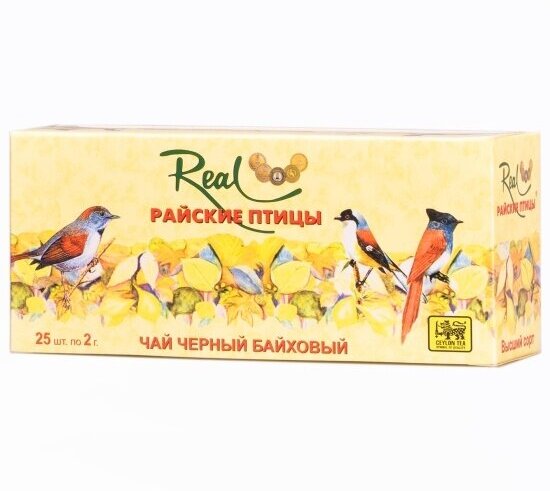 Чай черный Real Райские Птицы Real "Райские птицы" 25 пакетиков