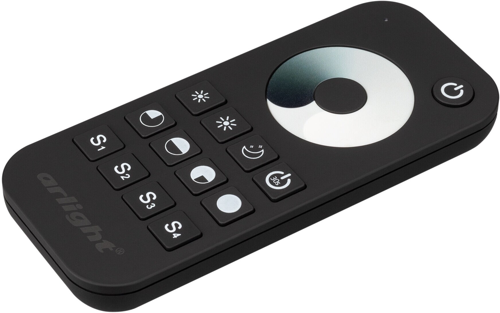 Пульт 031934 SMART-R24-DIM Black (1 зона, 2.4G)