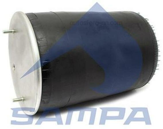 SAMPA SP554881 пневмоподушка без стакана !2шп. M12 смещ. 25. 1штуц. M22. Н:1шп. M16 \BPW