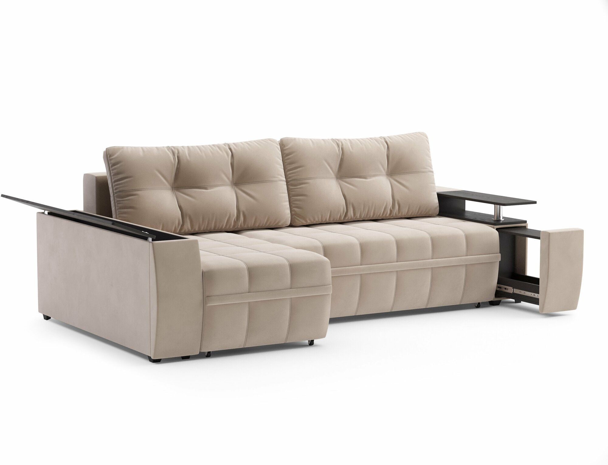 Диван угол Мустанг с утяжкой / еврокнижка /диван кровать/диван прямой/диван для сна/диван раскладной