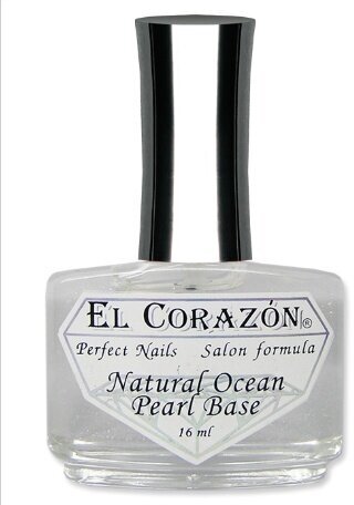 Основа под лак El Corazon Natural Ocean Pearl Base, бесцветная, 16мл