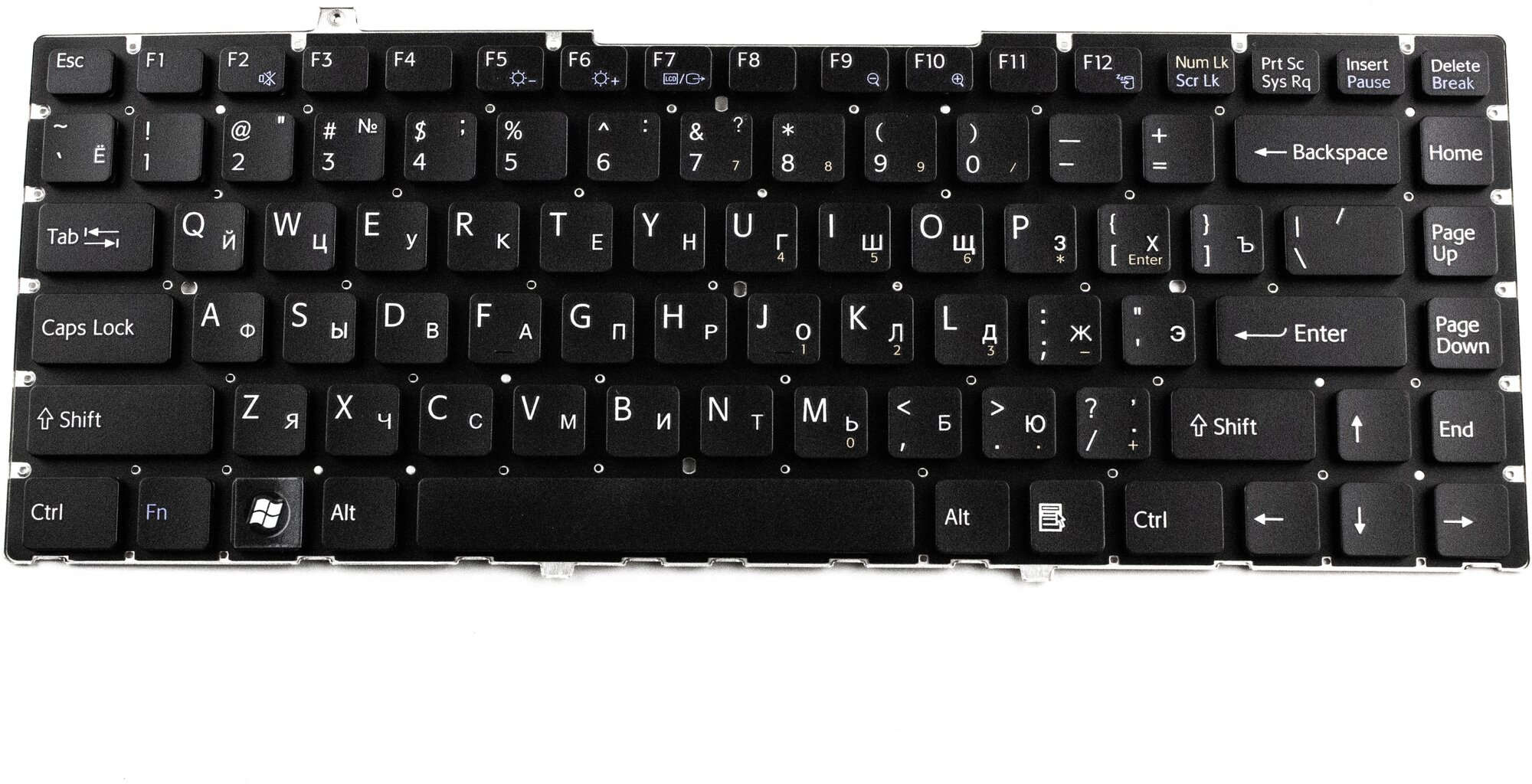 Клавиатура для ноутбука Sony VGN-FW черная p/n: 148084172, 148084121, NSK-S810R, 9J. N0U82.10R