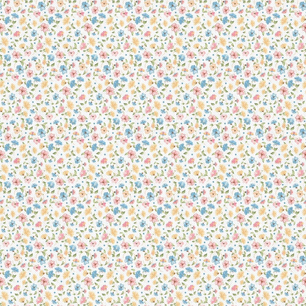 PEPPY Нежная История ткань для пэчворка 50 x 55 см 100% хлопок НИ-13 белого цвета